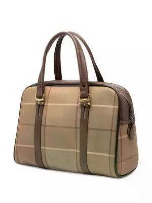 Burberry 20th Century Vintage Check Canvas Handbag