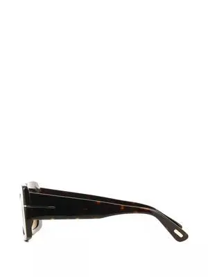 TOM FORD Brigitta Rectangle-frame Sunglasses