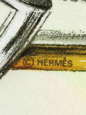 Hermès A Propos De Bottes Silk Scarf