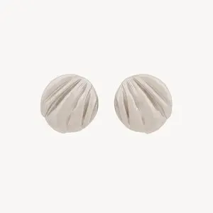 Chloé The Pleats Earrings - Silver
