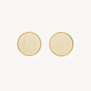 Chloé The Pleats Earrings - Soft Powder
