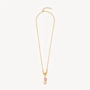 Chloé The Tropicus Pendant Necklace - Berry Pink