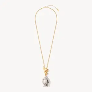 Chloé The Bloomcraft Pendant Necklace - Gold - Silver