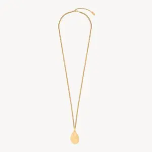 Chloé The Mirror Pendant Necklace - Gold - Silver