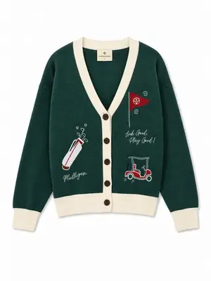 VICTORIA PAULSEN Sophie Oversized Cardigan - Green