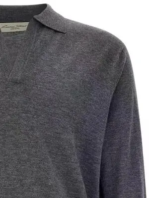 LARMERI STUDIO Touch V-neck Polo Shirt