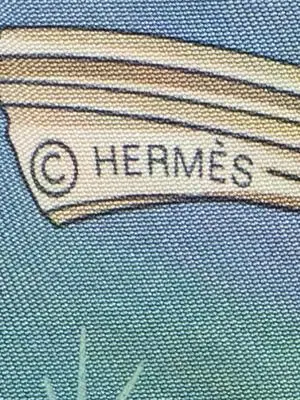Hermès Sur Un Tapis Volant Scarf
