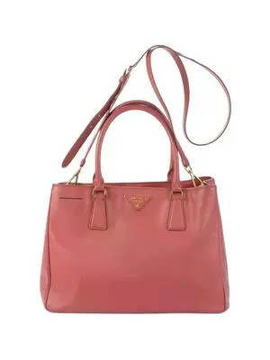 Prada Medium Galleria Two-way Handbag - Pink