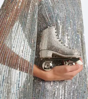 Judith Leiber Roller Skate Roxie Embellished Clutch