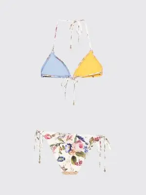 Zimmermann Printed Jersey Bikini
