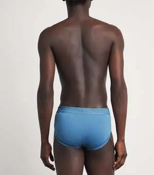 TOM FORD Stretch-cotton Logo Briefs