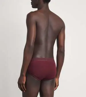 TOM FORD Stretch-cotton Logo Briefs