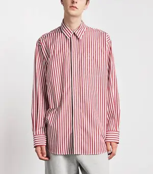 AMI Paris Cotton Oversized Stripe Shirt