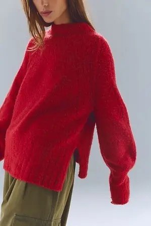 Free People Felix Pullover At - Salsa Combo