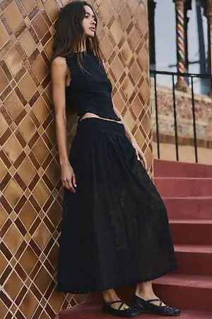 Free People Flora Maxi Skirt Set At