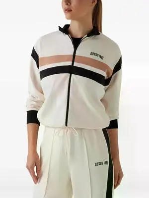 Guess Suzanne Full-zip Sweatshirt - Neutrals