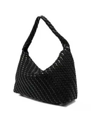 Just Cavalli Woven Logo-charm Shoulder Bag