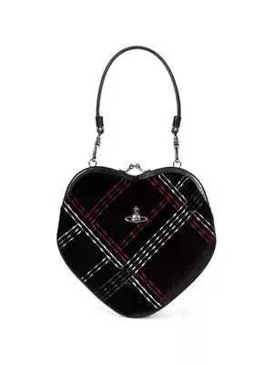 VIVIENNE WESTWOOD Belle Heart Frame Purse Tote Bag - Black