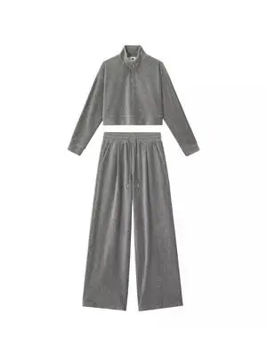 B+AB Quarter-zip Tracksuit Set - Grey