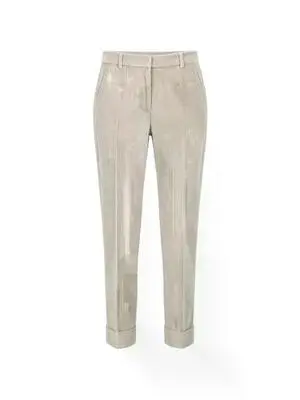 SLOWEAR Corduroy Turn-up Trousers