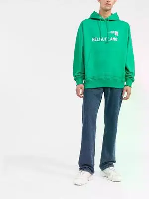 Helmut Lang Logo-print Drawstring Hoodie