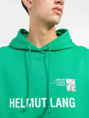 Helmut Lang Logo-print Drawstring Hoodie