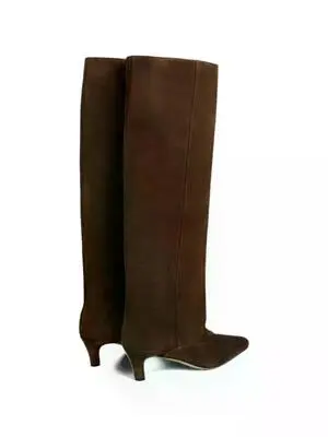 Sandro Pointed-toe Suede Boots