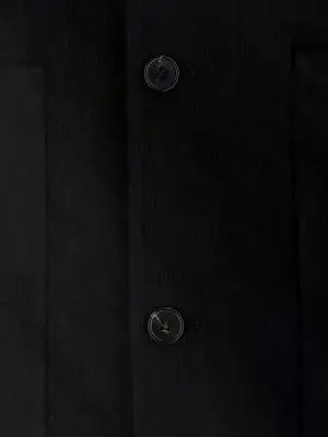LOW BRAND Button-up Wool Shirt Jacket