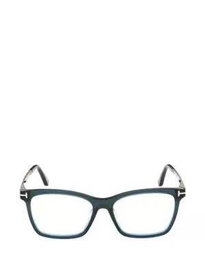 TOM FORD T-logo Rectangle-frame Glasses
