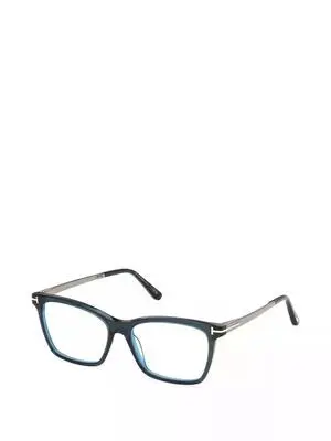TOM FORD T-logo Rectangle-frame Glasses