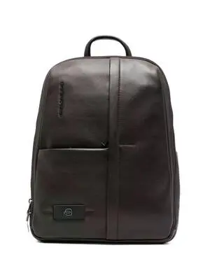 PIQUADRO Russel Grained-leather Backpack