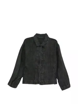 ATELIER SUPPAN Button-up Shirt Jacket - Black