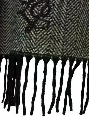 Liu Jo Herringbone Monogram-pattern Scarf
