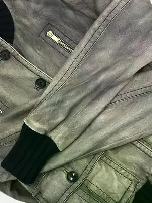 Gucci 2000s Madonna Leather Bomber Jacket