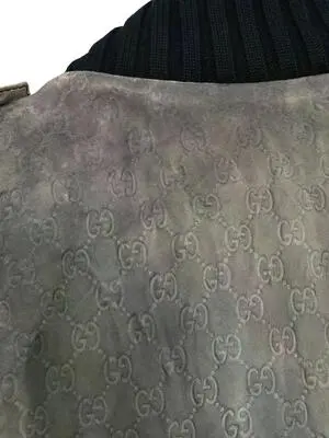 Gucci 2000s Madonna Leather Bomber Jacket