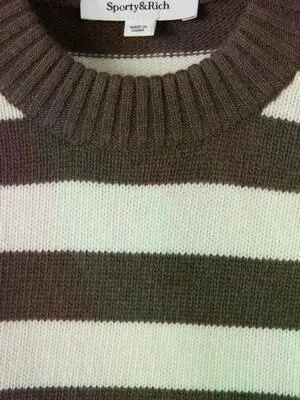 Sporty & Rich Striped Wool Sweater