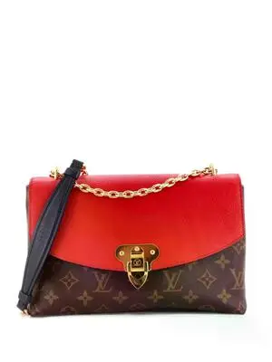 LOUIS VUITTON Saint Placide Handbag Monogram Canvas And Leather Shoulder Bag - Red