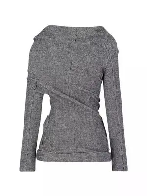 Junya Watanabe Draped Houndstooth Jacket