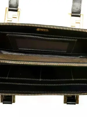 Fendi 20th Century Zucca Canvas Top Handle Wallet Handbag