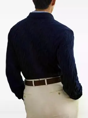 Ralph Lauren Purple Label Cable-knit Cashmere Sweater
