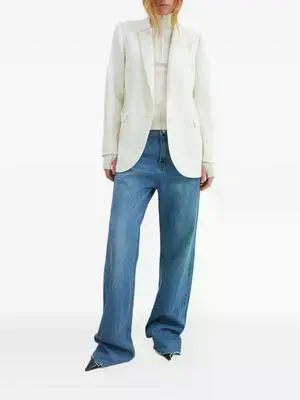THE FRANKIE SHOP Amelia Tailored Blazer - White