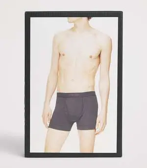 TOM FORD Stretch-cotton Logo Boxer Briefs