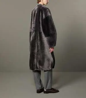 Max Mara Shearling Reversible Coat