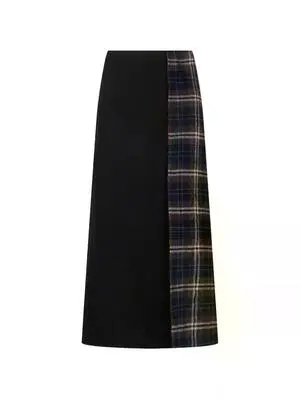 STUDIO TOMBOY Check-pattern A-line Maxi Skirt