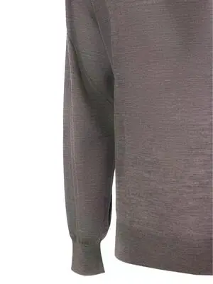 KANGRA Long-sleeve Knitted Polo Shirt