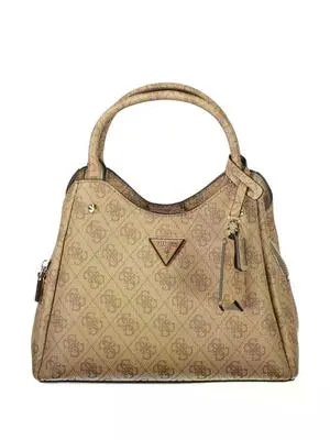 Guess Monogram-print Logo-plaque Tote Bag