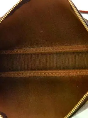 LOUIS VUITTON Pochette Accessoires Monogram Canvas Clutch Bag - Brown
