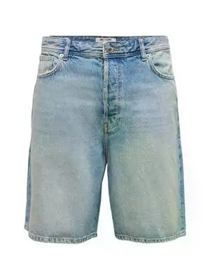 ONLY&SONS|MAN Faded Denim Shorts - Blue