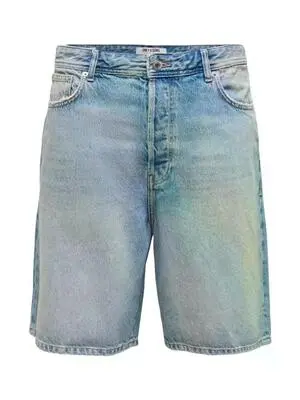 ONLY&SONS|MAN Faded Denim Shorts