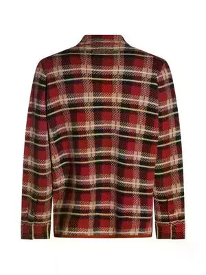 Guest In Residence Check-pattern Silk-blend Shirt
